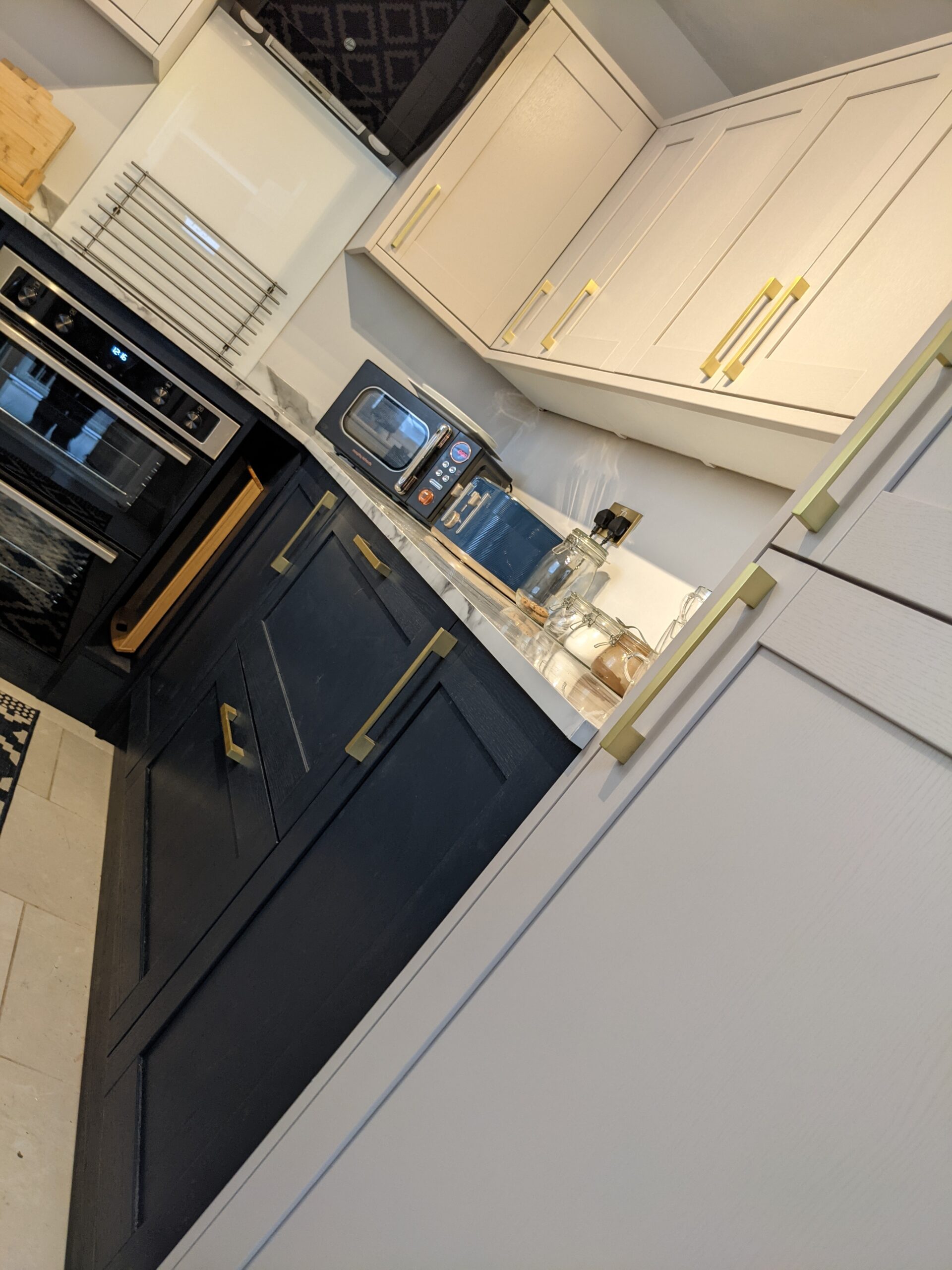 Navy shaker kitchen refit - Interior Builds | Kitchens | Bathrooms ...