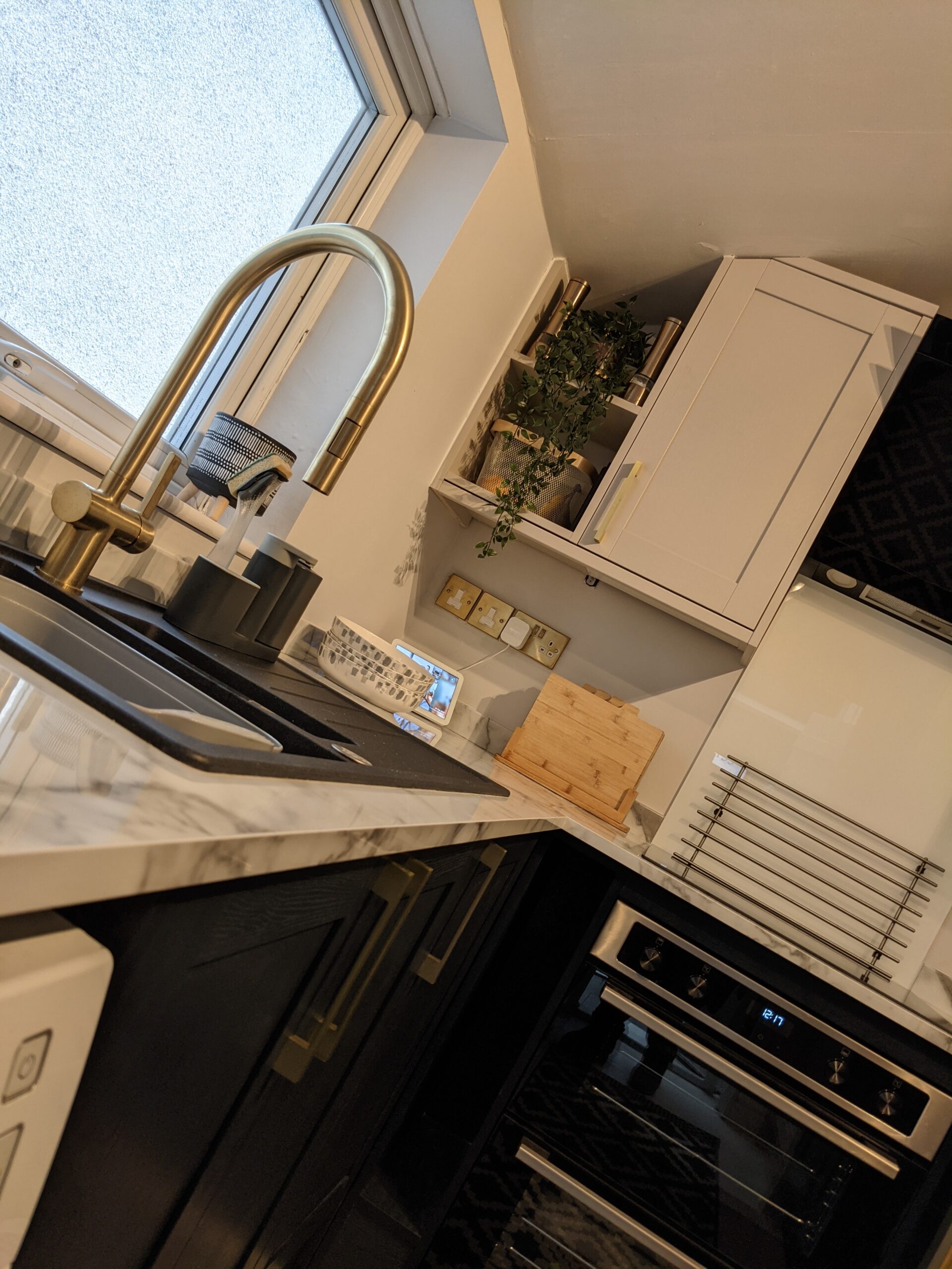 Navy shaker kitchen refit - | Kitchens | Bathrooms | Home Improvements | Renovations | Garage ...